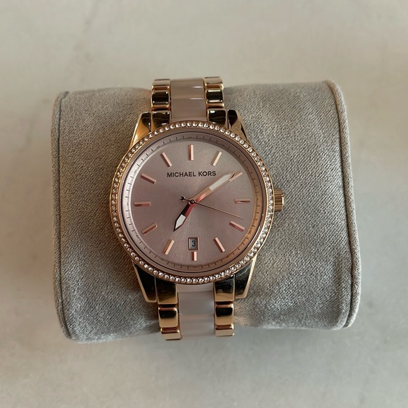 Michael Kors | Accessories | Pink Rose Gold Michael Kors Watch | Poshmark